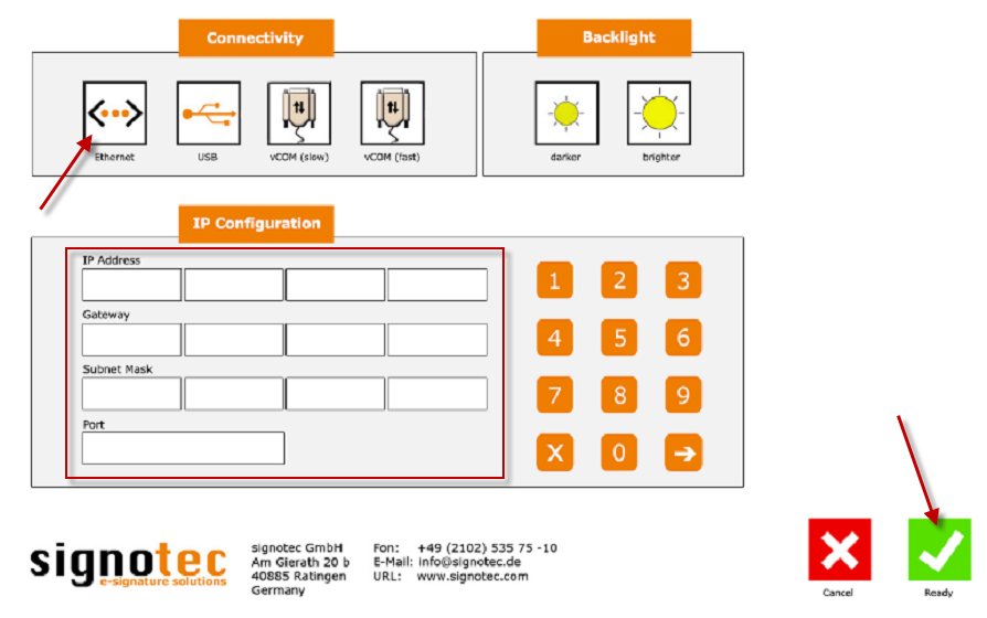 Funktionsbeschreibung Signotec-Digitale Signatur