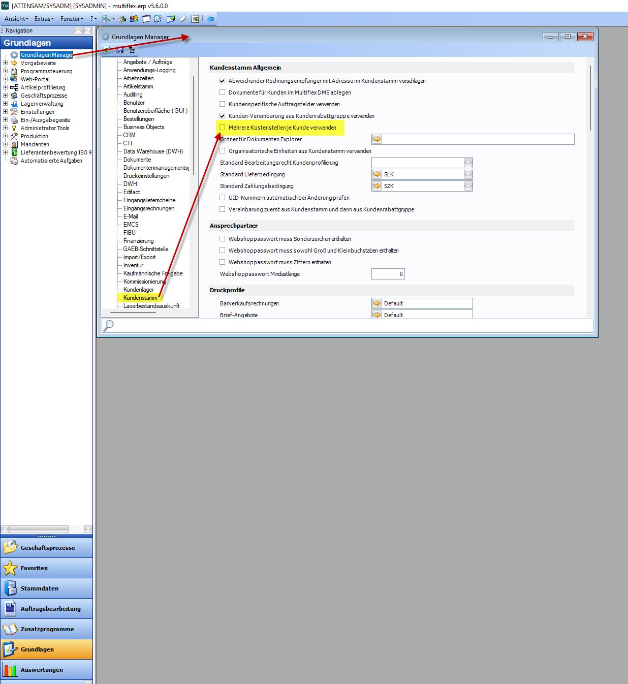 Wareneinsatzbuchungen BMD