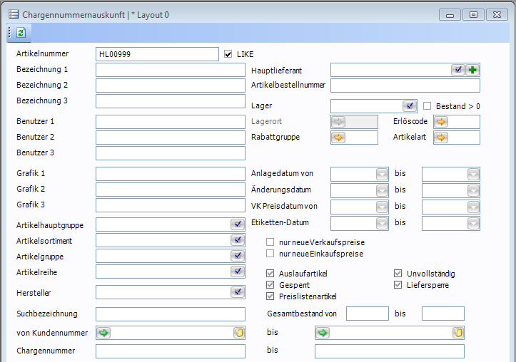 Funktionsbeschreibung Chargennummern